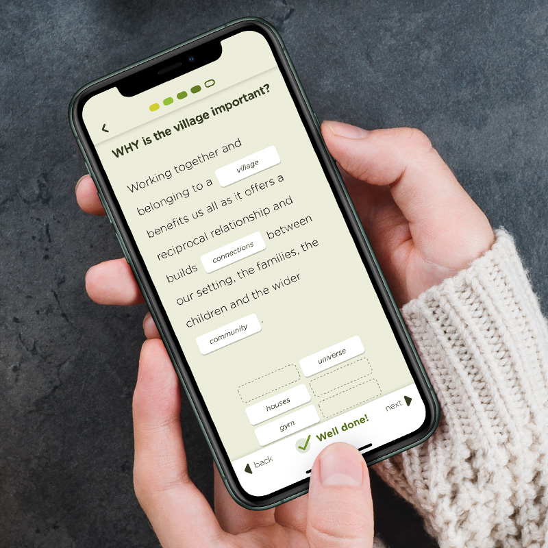 Village Global interactive learning app | Corporation Pop
